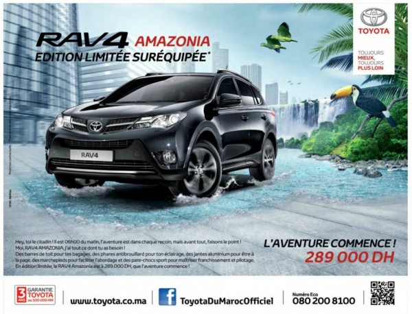 TOYOTA RAV 4 Maroc Prix à partir de 289 000 DH - Promotion au maroc