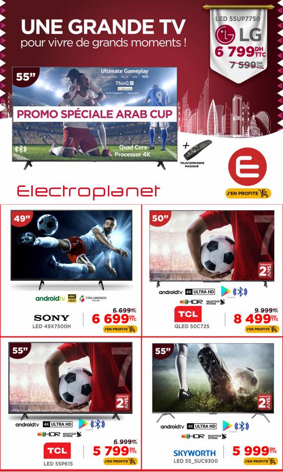 Catalogue Electroplanet Décembre 2021 Spécial Smart TV - Promotion au maroc