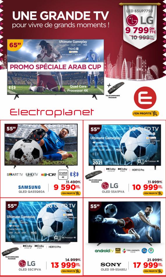 Catalogue Electroplanet Décembre 2021 Spécial Smart TV - Promotion au maroc