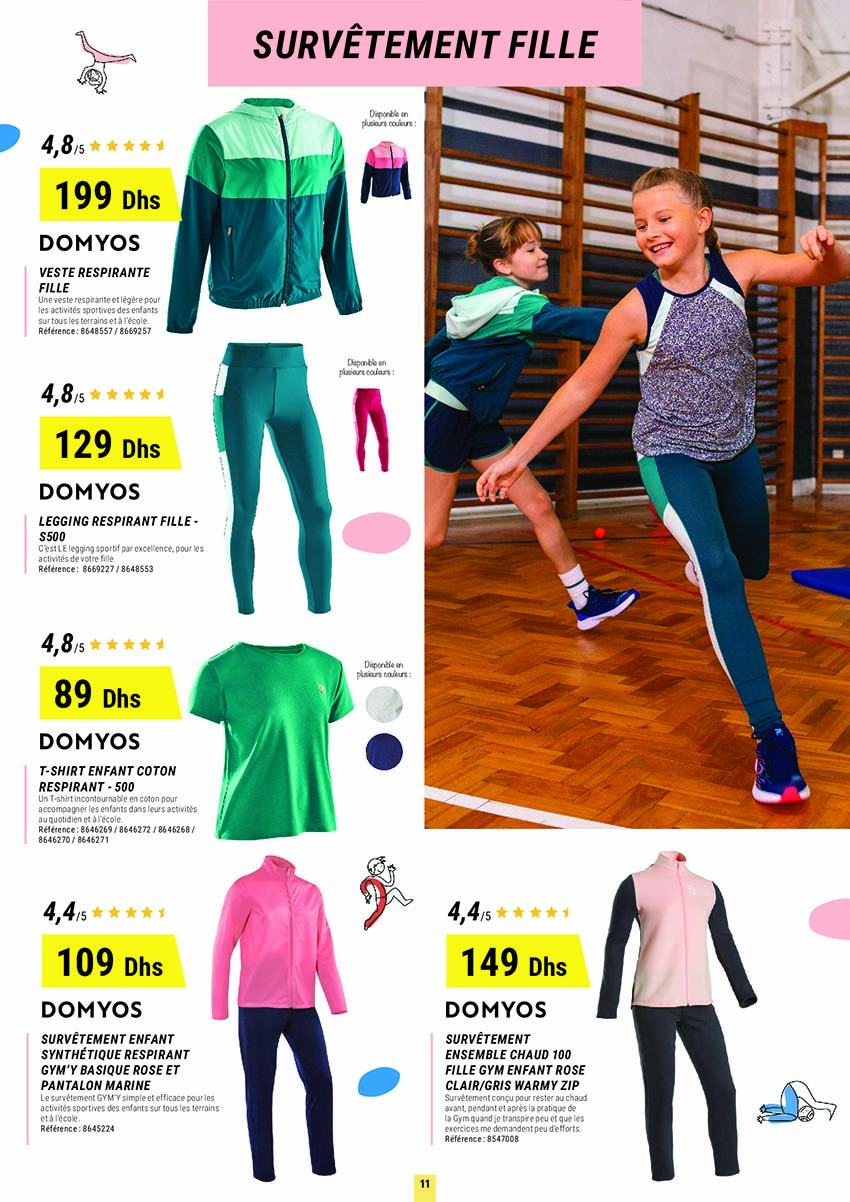 Catalogue Decathlon Maroc Septembre Entrée scolaire 2022 - Promotion au maroc