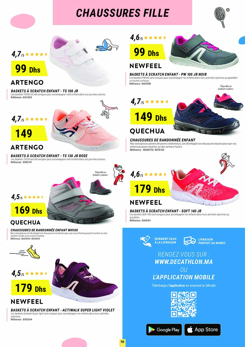 Catalogue Decathlon Maroc Septembre Entrée scolaire 2022 - Promotion au ...