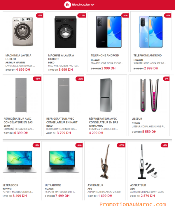 Catalogue Electroplanet Août 2022 - Promotion au maroc