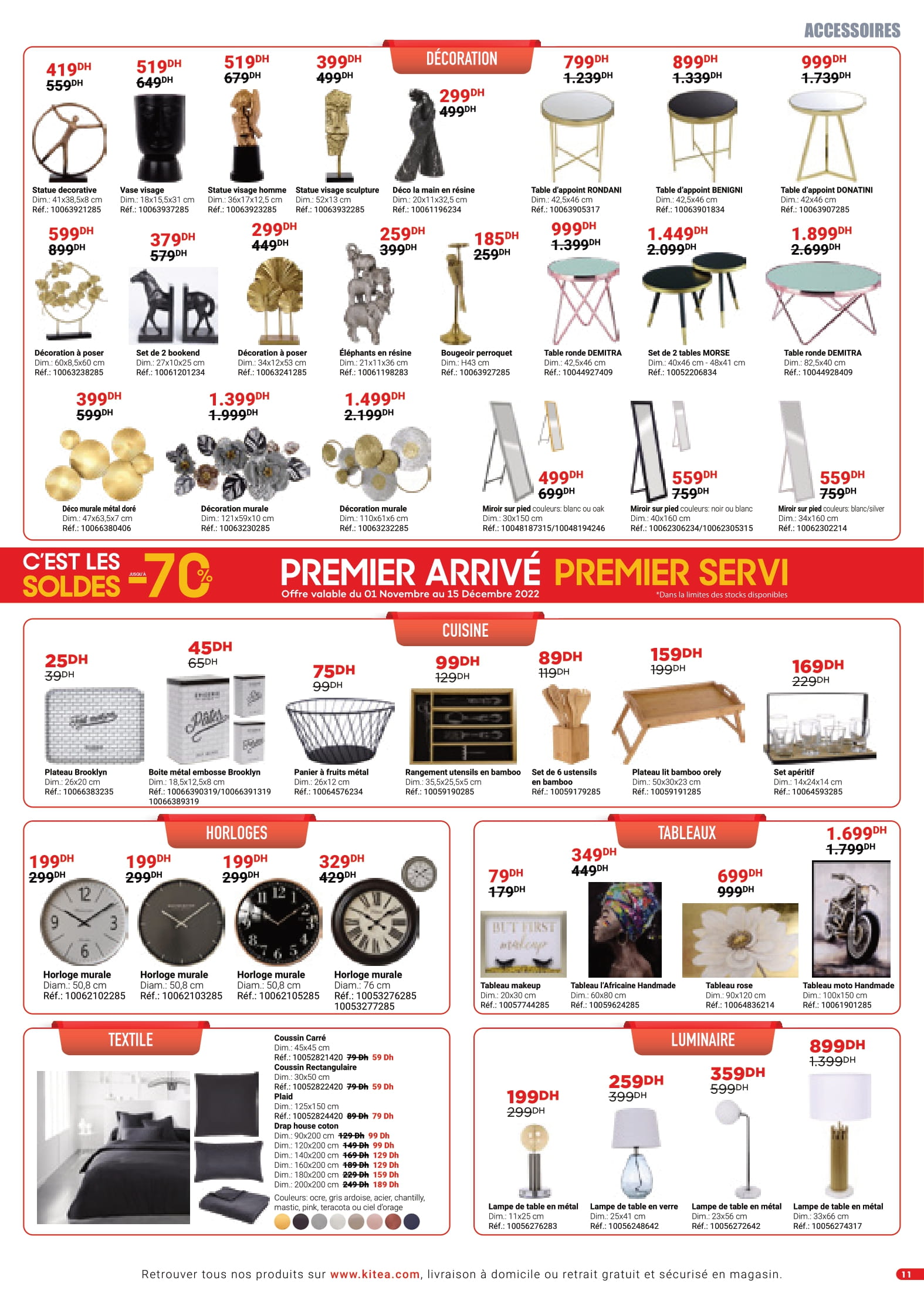 Catalogue KITEA Spécial Meubles et Décoration Novembre et Décembre ...