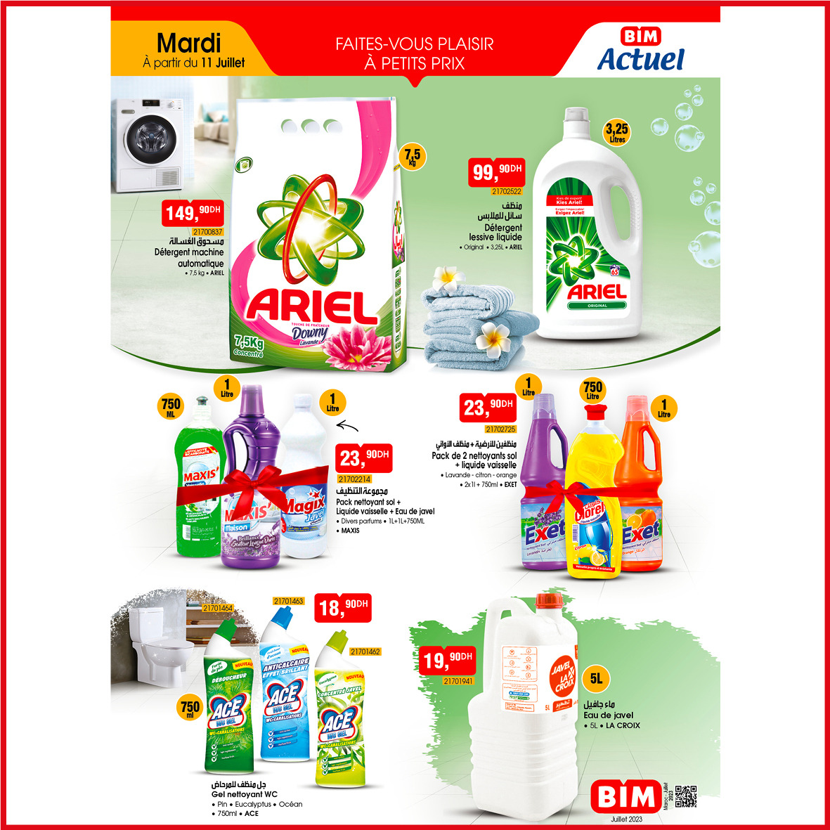 Catalogue Bim 11 Juillet 2023 produits de nettoyage