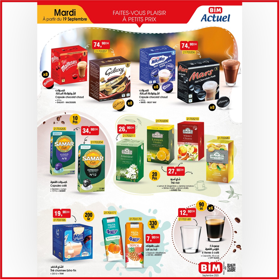 Catalogue Bim 19 Septembre 2023 produits alimentaire snacks