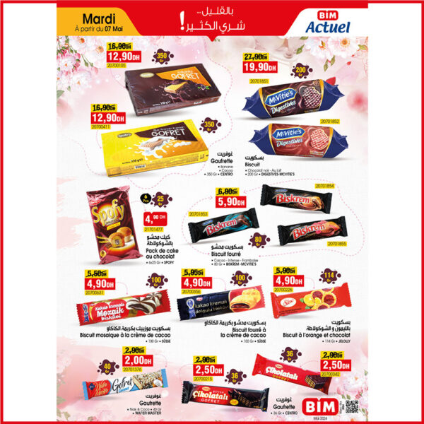 Catalogue Bim 7 Mai 2024 Gaufrette Biscuit au chocolat