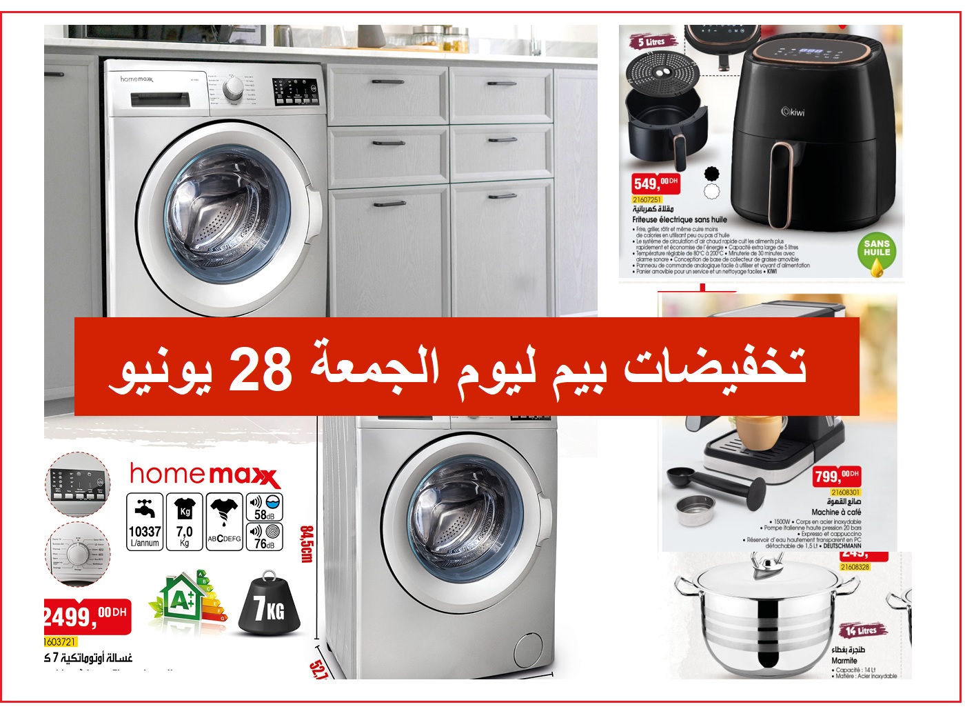 Catalogue Bim 28 Juin 2024 Machine à laver 7kg automatique